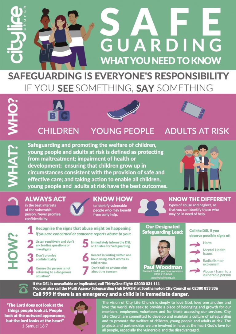 Safeguarding - City Life Church - Southampton